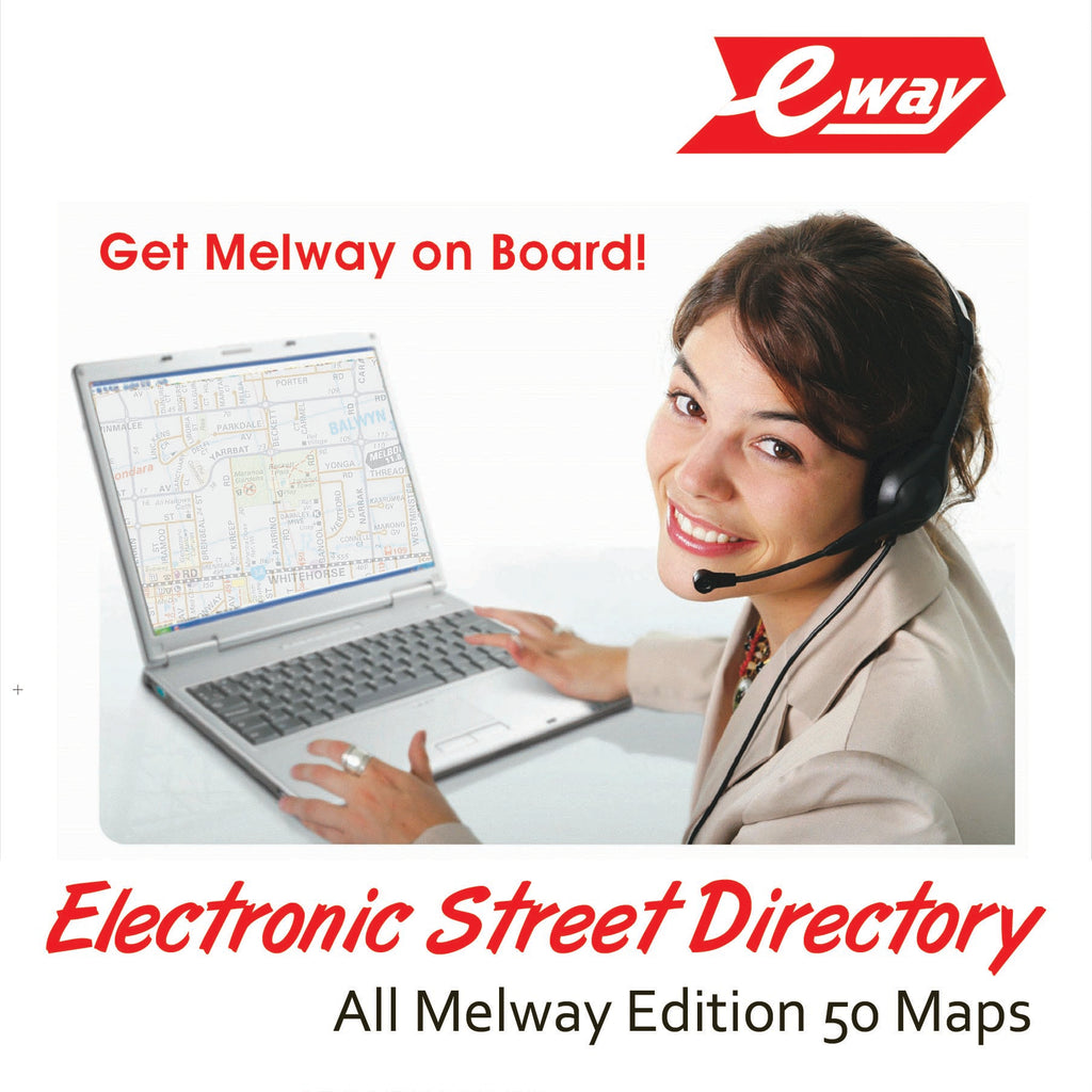 eWay Electronic Melway Street Directory - Edition 50 -2024 - Melway Maps