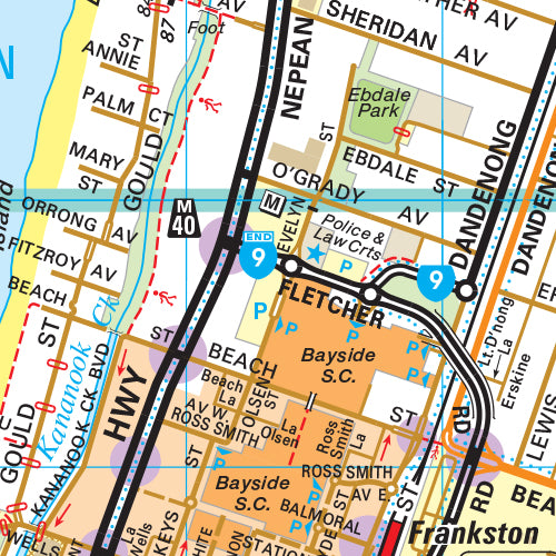 Melway Frankston Council WallMap - Melway Maps