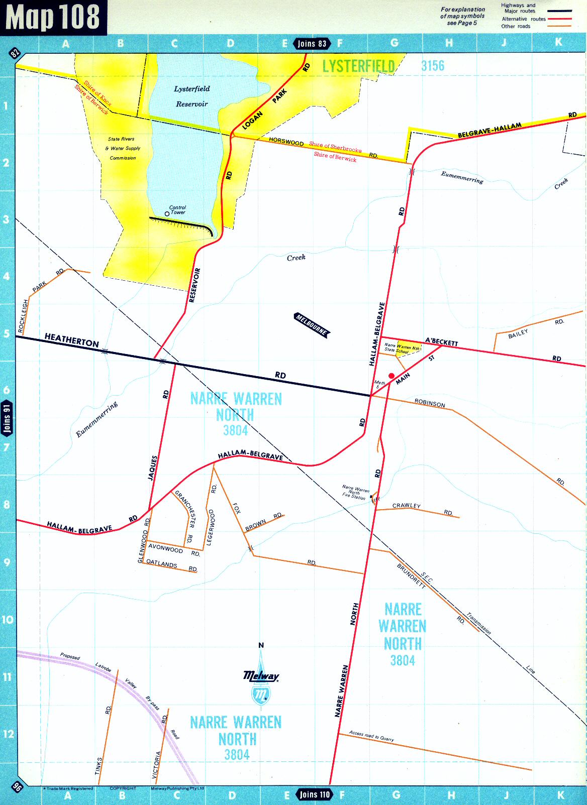 Melway Online Map - Editions 2 to 5 - Melway Maps