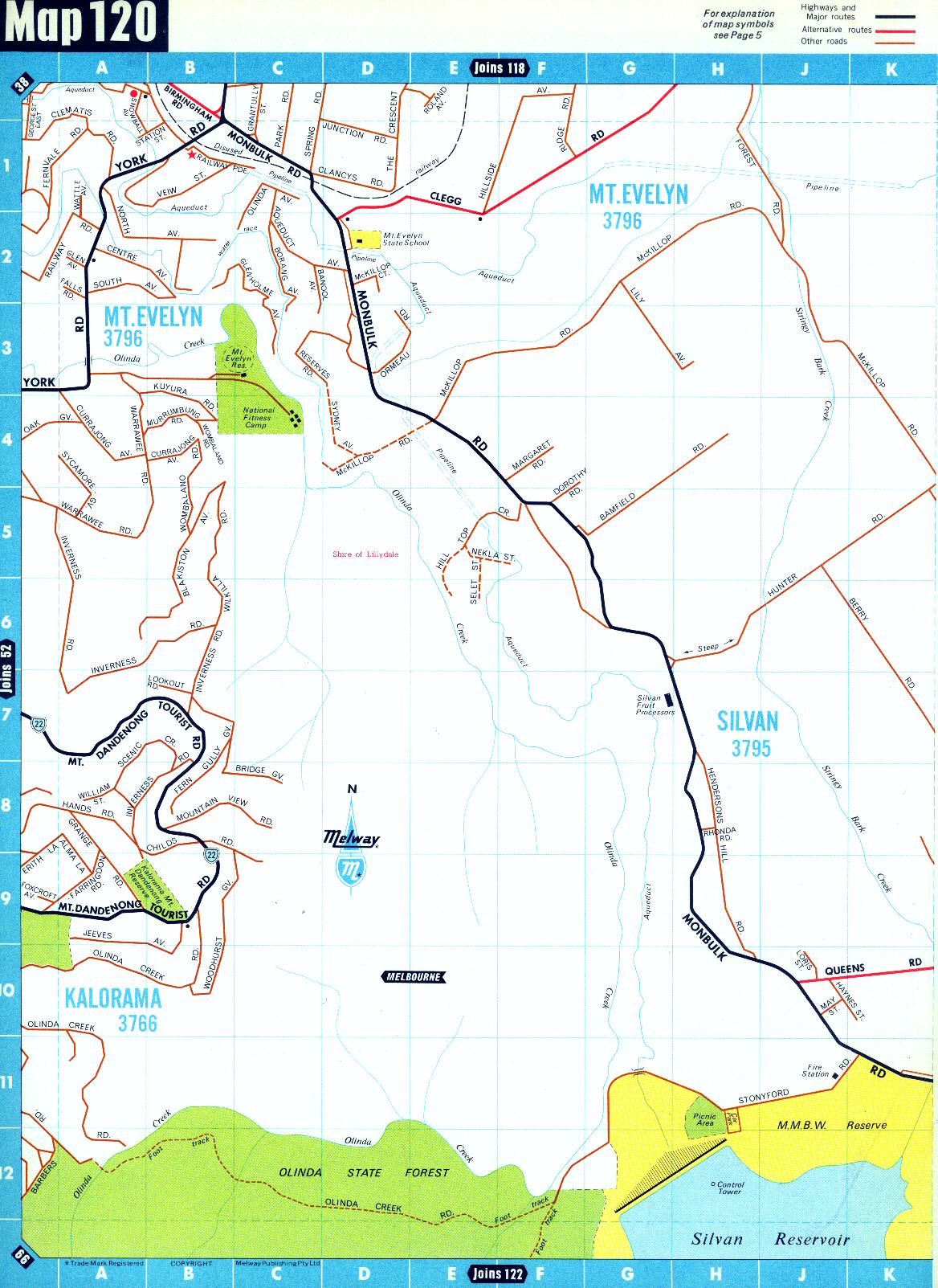 Melway Online Map - Editions 2 to 5 - Melway Maps