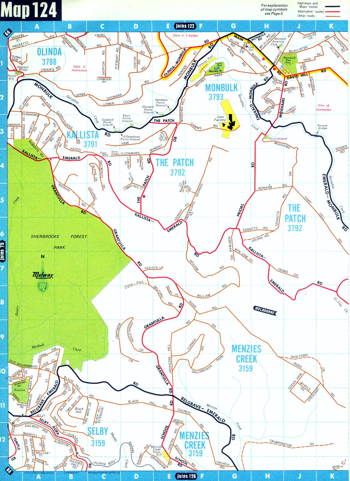 Melway Online Map - Editions 2 to 5 - Melway Maps
